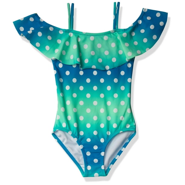 Kanu Surf Girls' Peggy UPF 50+ Beach Sport Off Shoulder One Piece ...