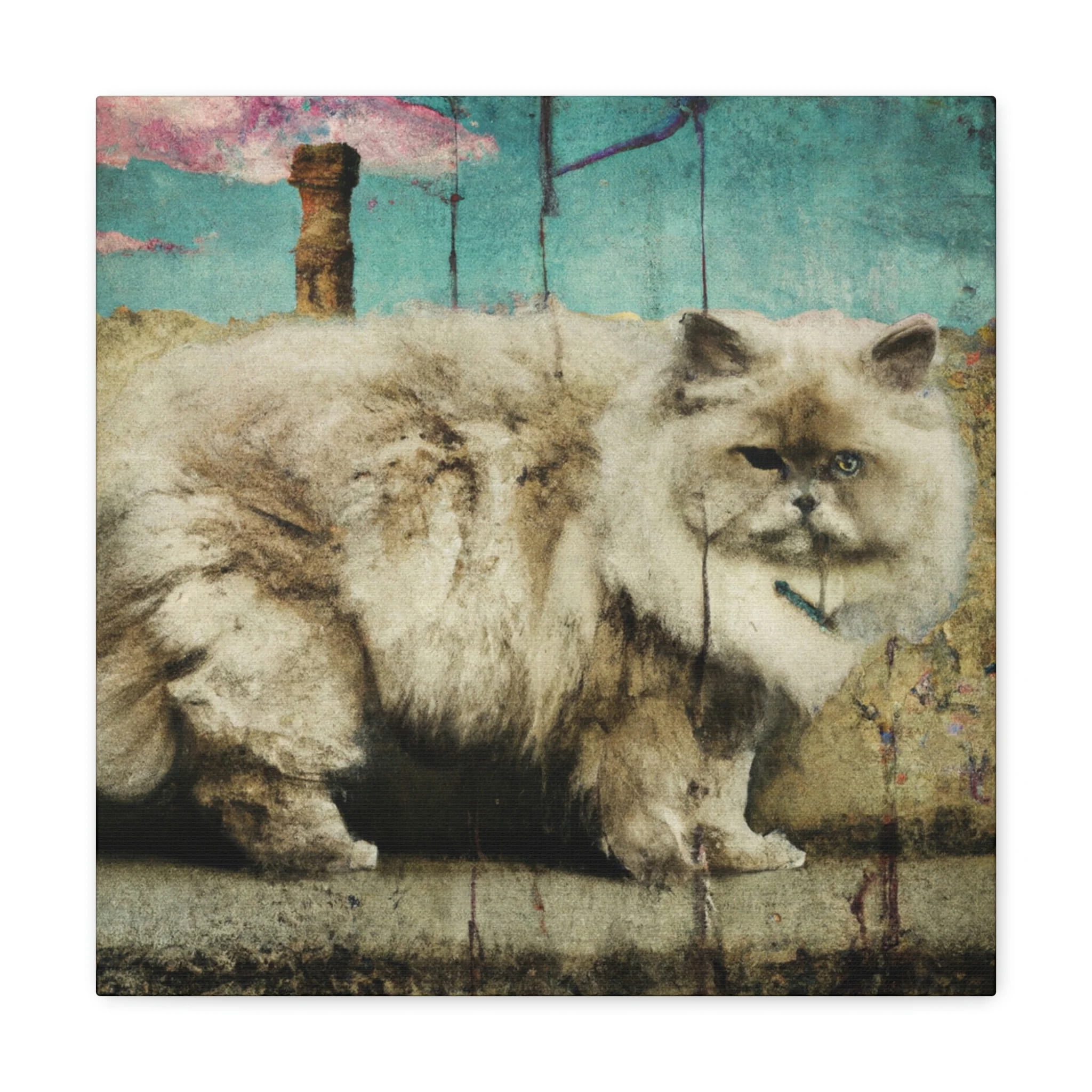 Persian Rose Garden - Canvas - Walmart.com