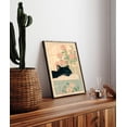 Affixzi Minimalist Japanese Black Bathtub Art Print - Stylish Bathroom ...