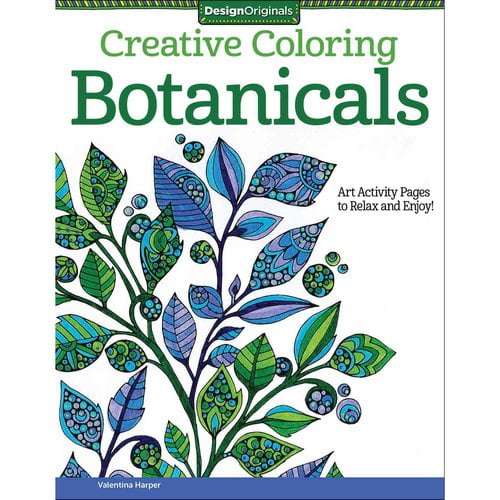 Botanicals Adult Coloring Book: Art Activity Pages to Relax and Enjoy ...