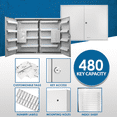 Vacmaster 480 Key Adjustable key cabinet lock box – Solid Steel Key ...
