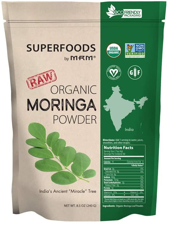 MRM Moringa Powder, 8.5 Oz, 60 Servings - Walmart.com