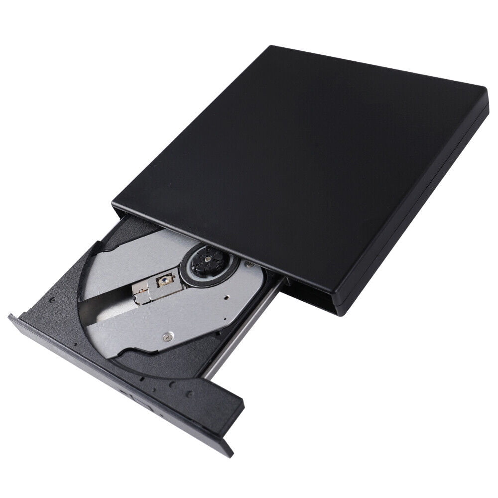 Slim Portable External USB 2.0 CD DVD RW ROM Writer Drive Burner Reader ...