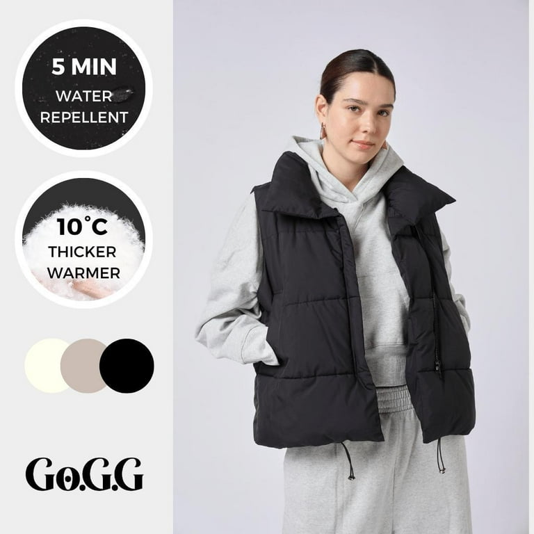 Go.G.G Women's Puffer Vest, Sleeveless Bubble Vests Go.G.G Women's Puffer Vest, Sleeveless Bubble Vests