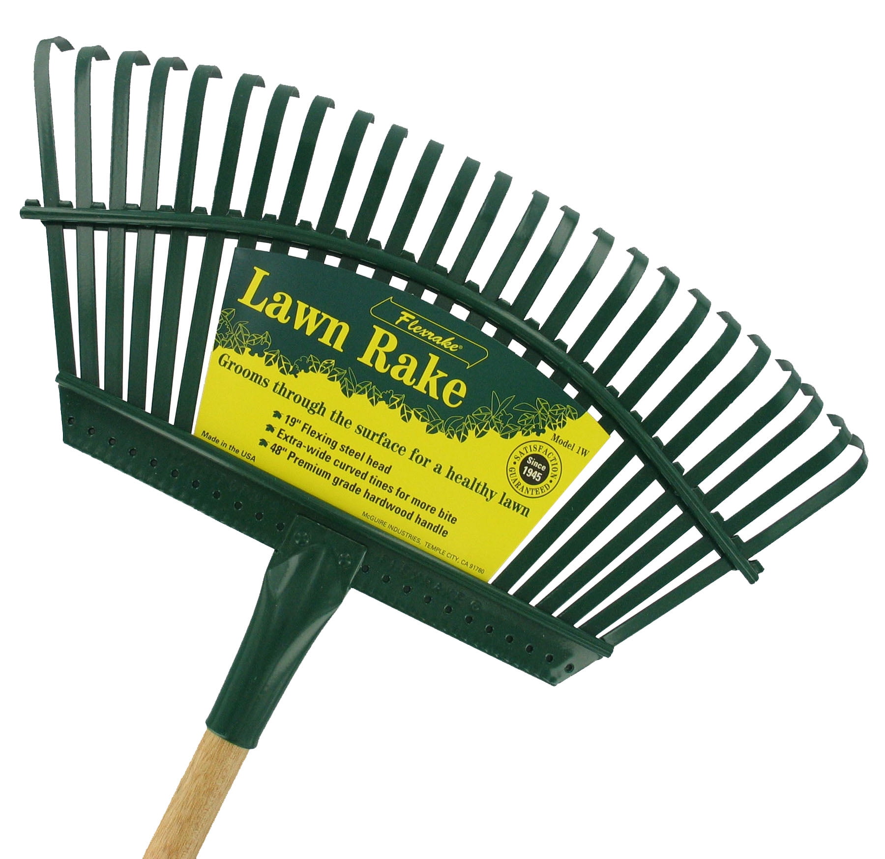 Flexrake 19" Steel Head Lawn Rake - Walmart.com