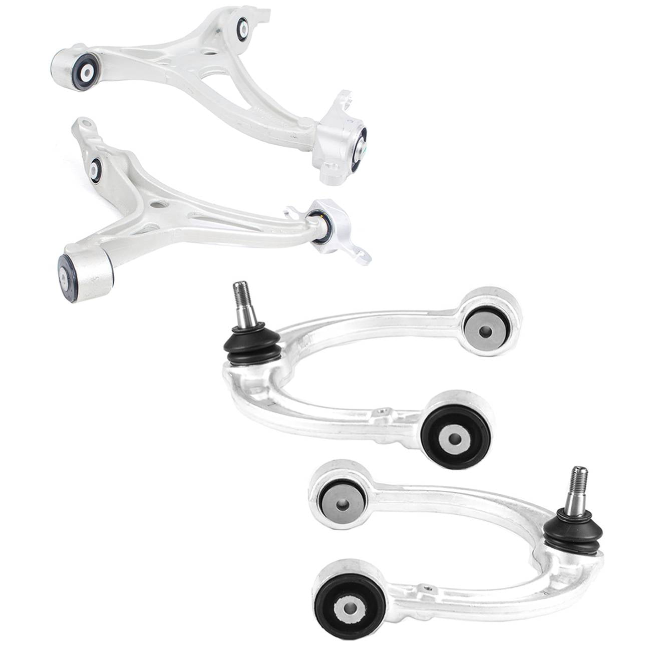 Bapmic 2513300707 Front Left + Right Upper + Lower Control Arms w/ Ball ...