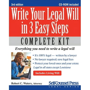 Walter Drake Do-It-Yourself Will Kit with Living Will, Living Trust ...