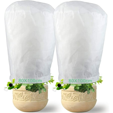 JOYWEI Plant Wintering Veil, Set of 2 Plant Wintering Covers, 80 x ...