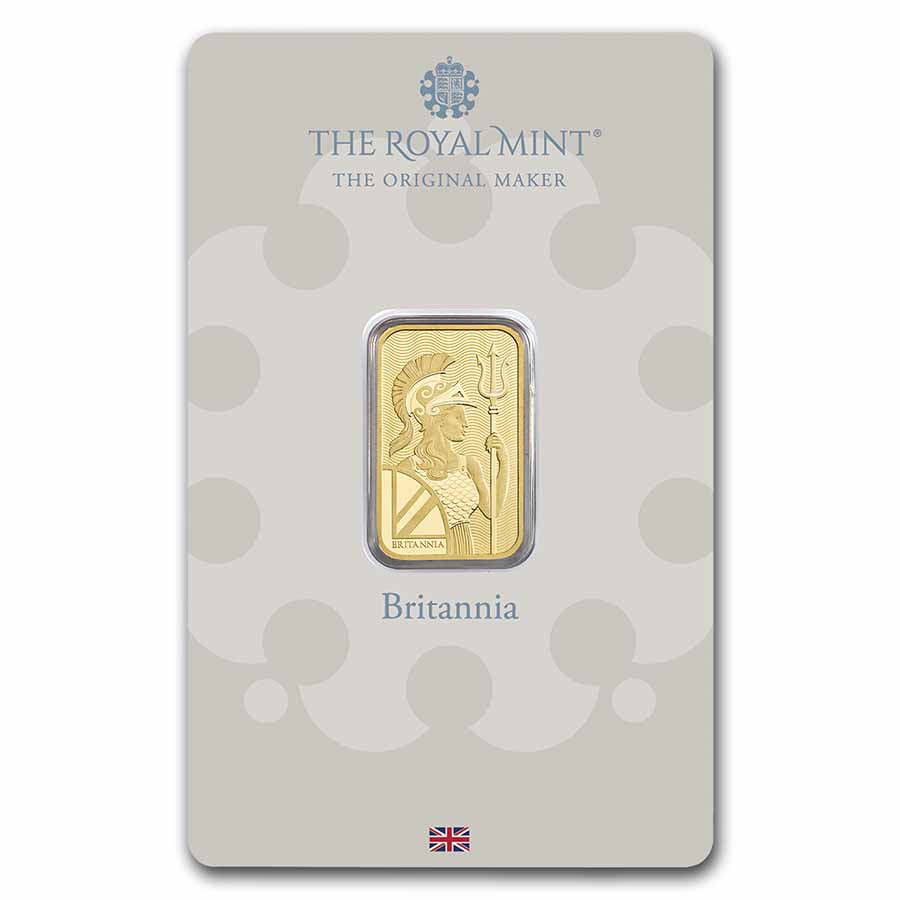 5 gram Gold Bar - The Royal Mint Britannia - Walmart.com
