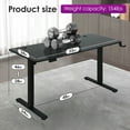 YRLLENSDAN Electric Adjustable Standing Desk, 48x24 Inch, 2 Memory ...