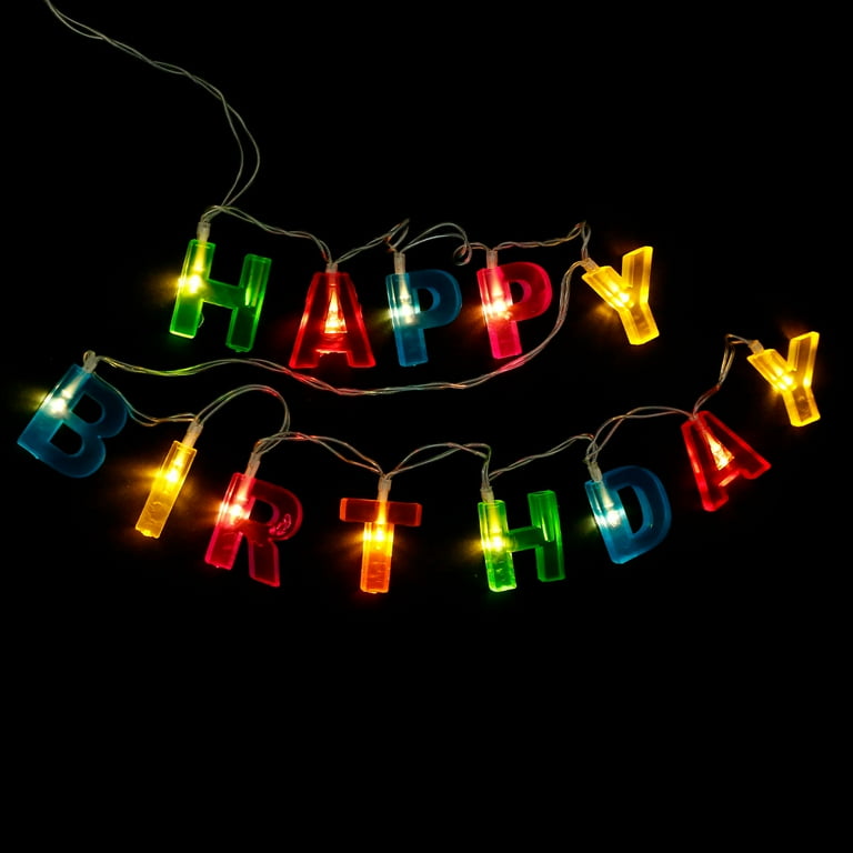 Happy Birthday String Lights