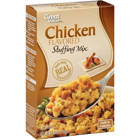 Great Value Chicken Flavored Stuffing Mix, 6 oz - Walmart.com