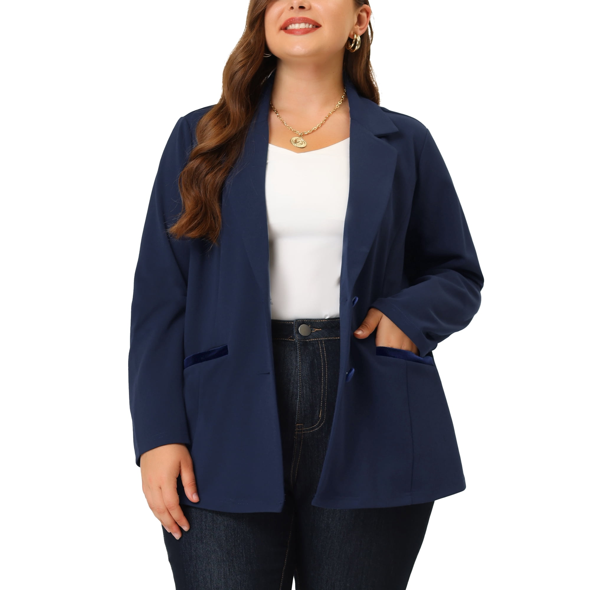 Click here for Grace & Grandeur Womens Plus Size Fall Workwear No... prices