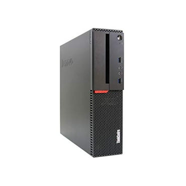 Lenovo ThinkCentre M710e SFF Desktop, Intel Core i3-7100, 4GB DDR4 Memory, 1TB HDD, Windows 10 ...