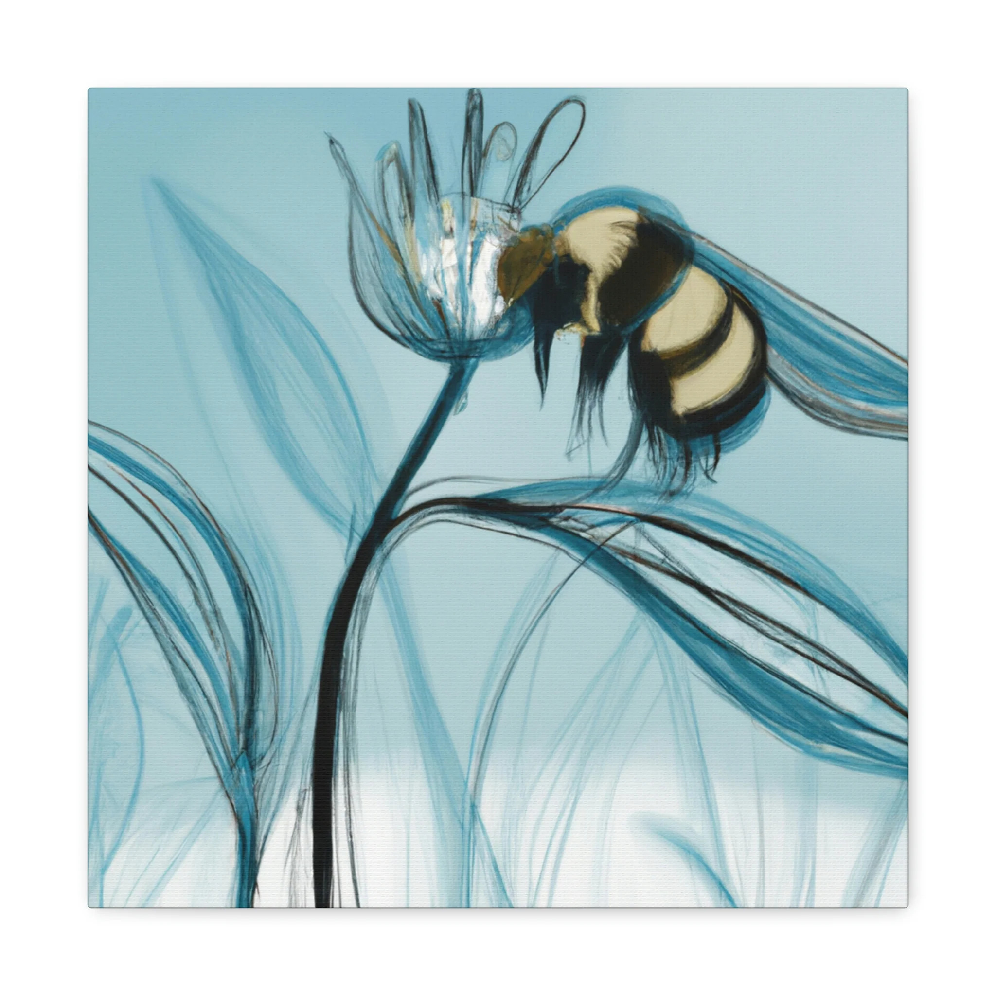 Bumblebee in Technicolor - Canvas - Walmart.com