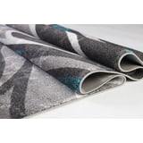 Ladole Rugs Innovative Boston Collection Spirals Abstract Pattern Area ...