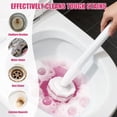 100PCS Toilet Bowl Wand Refills，3-Layer Bathroom Cleaning, Easy Snap-On ...