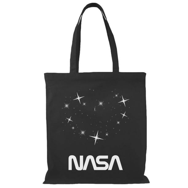 NASA Nasa Space Heart Tote Bag - NASA Designs, One Size Cotton Canvas ...