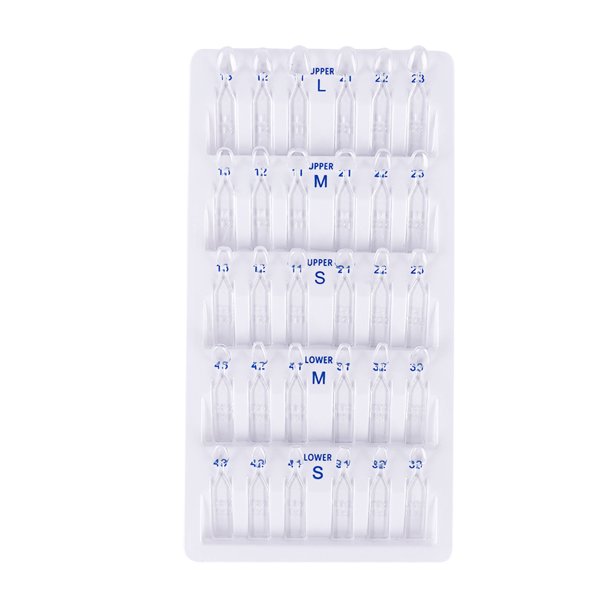Peggybuy 30pcs Dental Veneers Tooth Mould Autoclave Front Teeth Quick ...