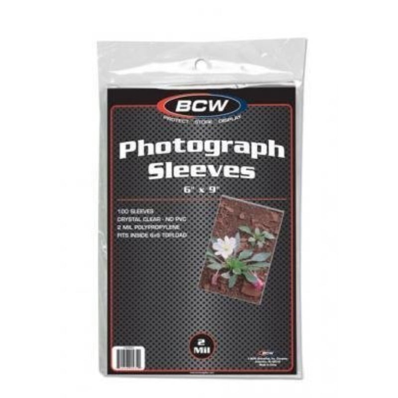 BCW 6 X 9 Photo Sleeves 100 Pack - Walmart.com - Walmart.com