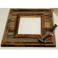 Extra Large Reclaimed Barn Wood Picture Frame, Rustic Farmhouse Durango ...