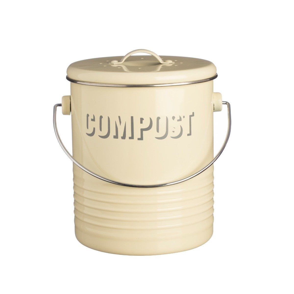 Typhoon Vintage Kitchen Collection | Compost Caddy - Cream - Walmart.com