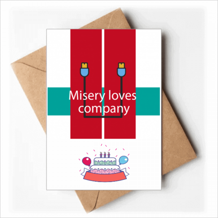 Misery Loves Company Art Deco Fashion Happy Birthday Greeting Cards ...