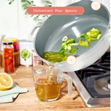 Free Shipping! Beautiful All-in-One 4QT Hero Pan with Steam Insert, 3 ...