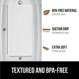 Gorilla Grip Bath Tub Shower Mat, 35x16 Inches, Non-Slip, BPA-Free ...
