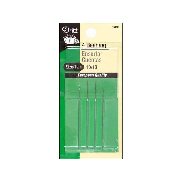 Dritz Beading Hand Needles 4/Pkg-Size 10 - Walmart.com - Walmart.com