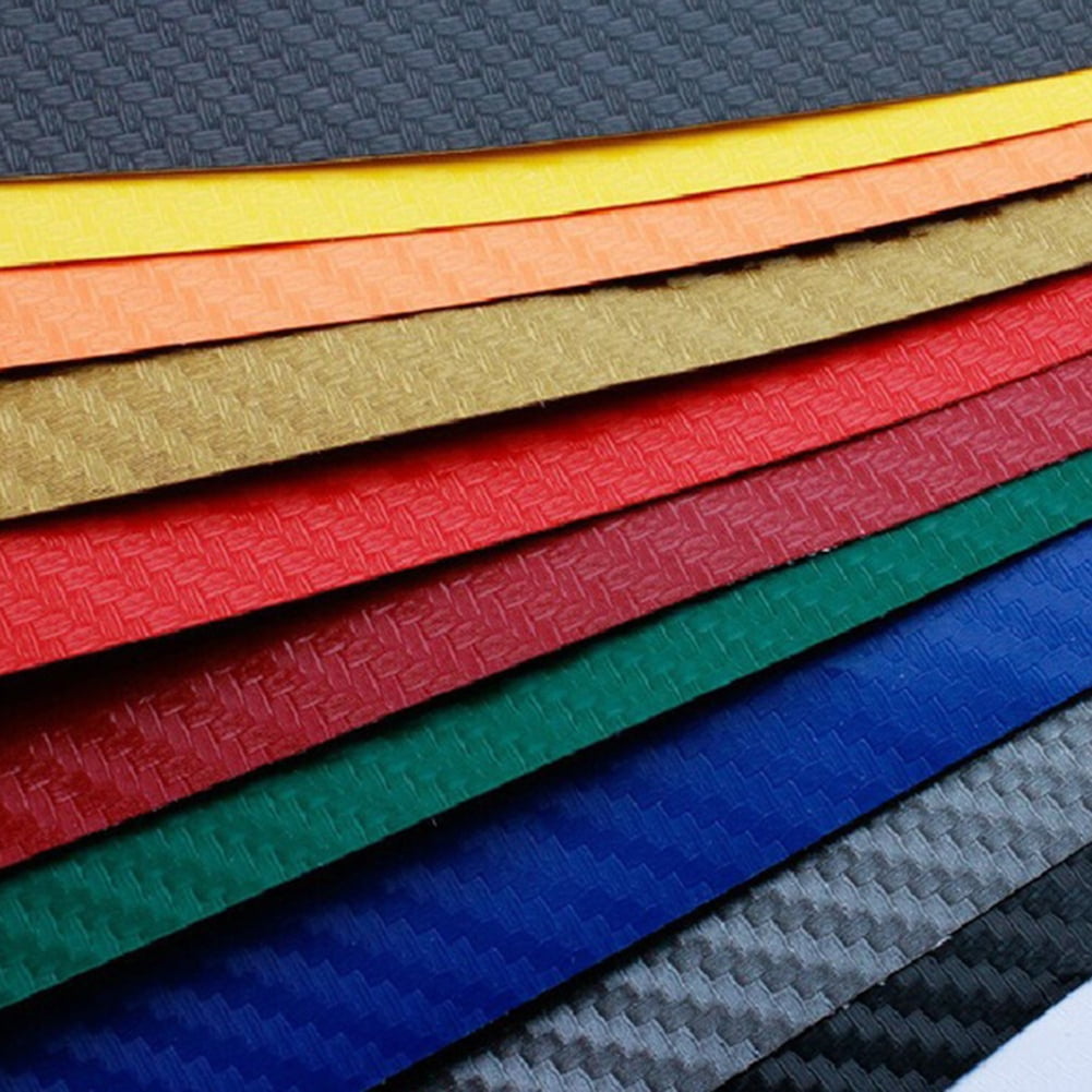 Walbest 4''x50'' Carbon Fiber Vinyl Wrap Texture 3D Vinyl wrap DIY Film ...