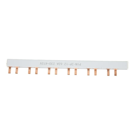 Mgaxyff 2P Copper Busbar,PIN TYPE Copper Busbar 63А 2P 12 Way PVC Good ...