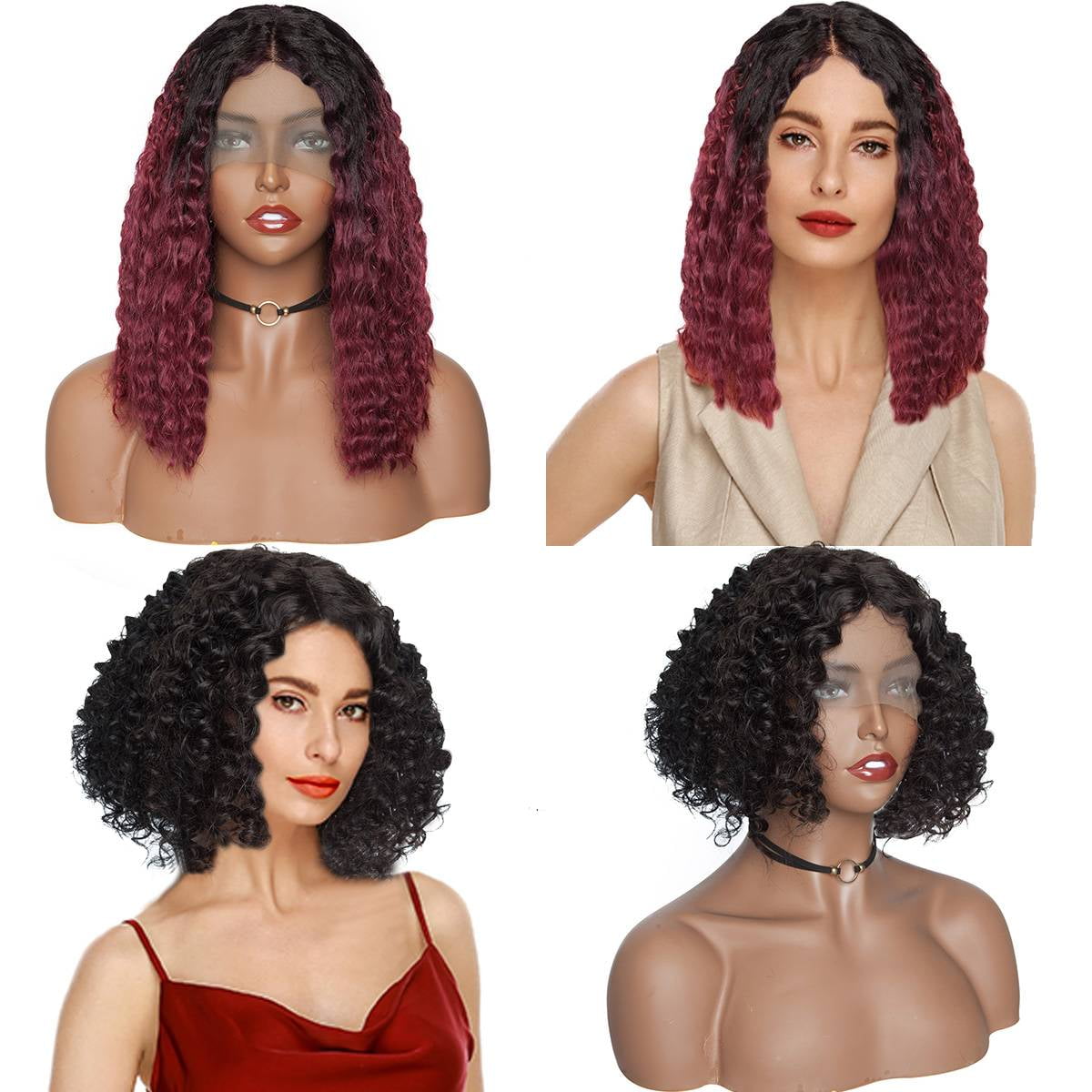 SEGO Fashion Lace Front Hair Wigs Long Wavy Synthetic Scalp Wig Blonde ...