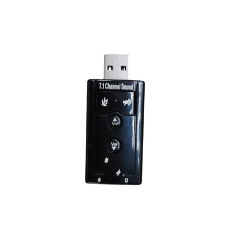 savreitly USB7.1 Channel Sound Adapter Driverless External Stereo Card ...