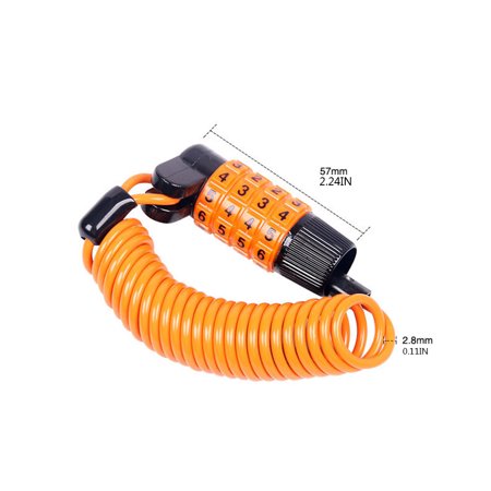 Bicycle Wire Combination Lock Bicycle Luggage Suitcase Portable 4 ...