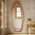 Anyrose 71"x30" Full Length Mirror Irregular Cloud Floor Mirror With ...