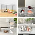 Shoe Storage Box Containers Clear Sneaker Box Plastic Stackable Boot ...