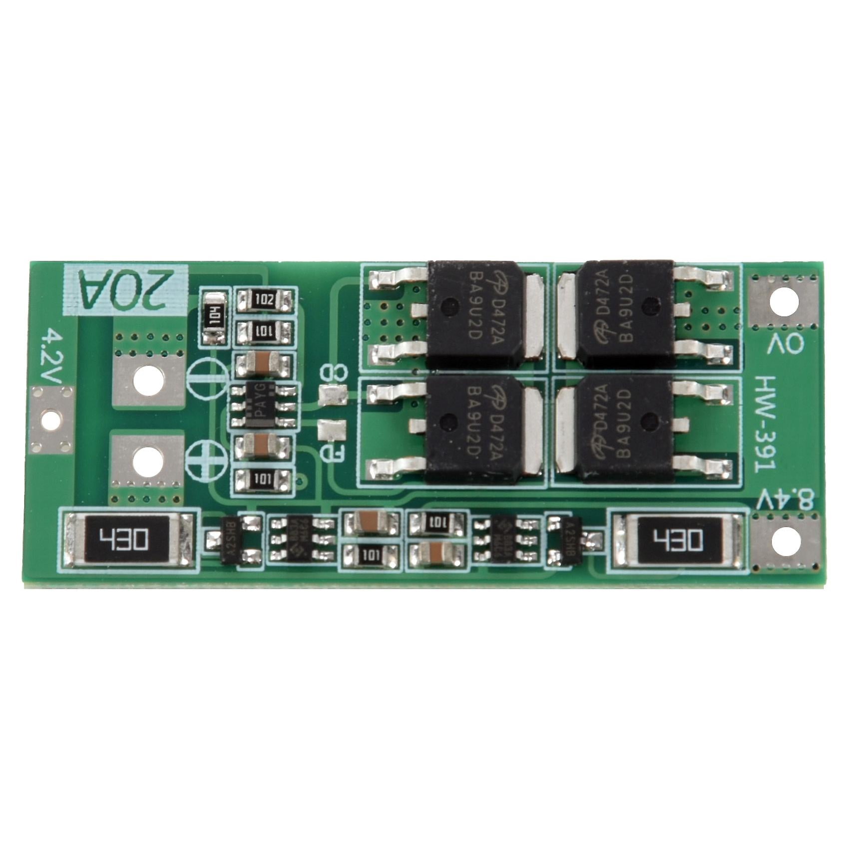 2s 20a 8.4v Li-ion Lithium Battery 18650 Charger Pcb Bms Protection ...