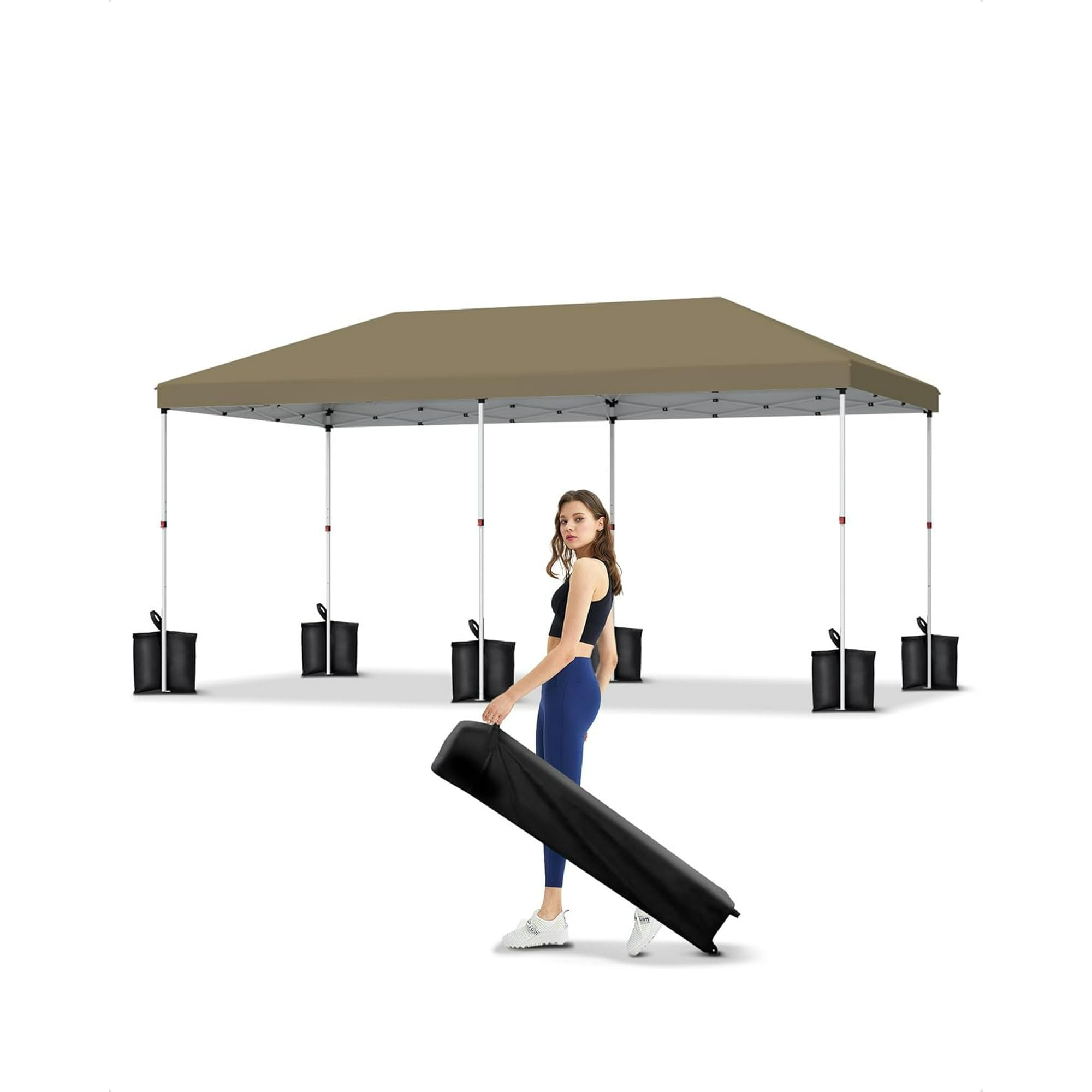 Click here for Qinxin 2025 New 10x20 Pop Up Canopy With 1 Sidewal... prices