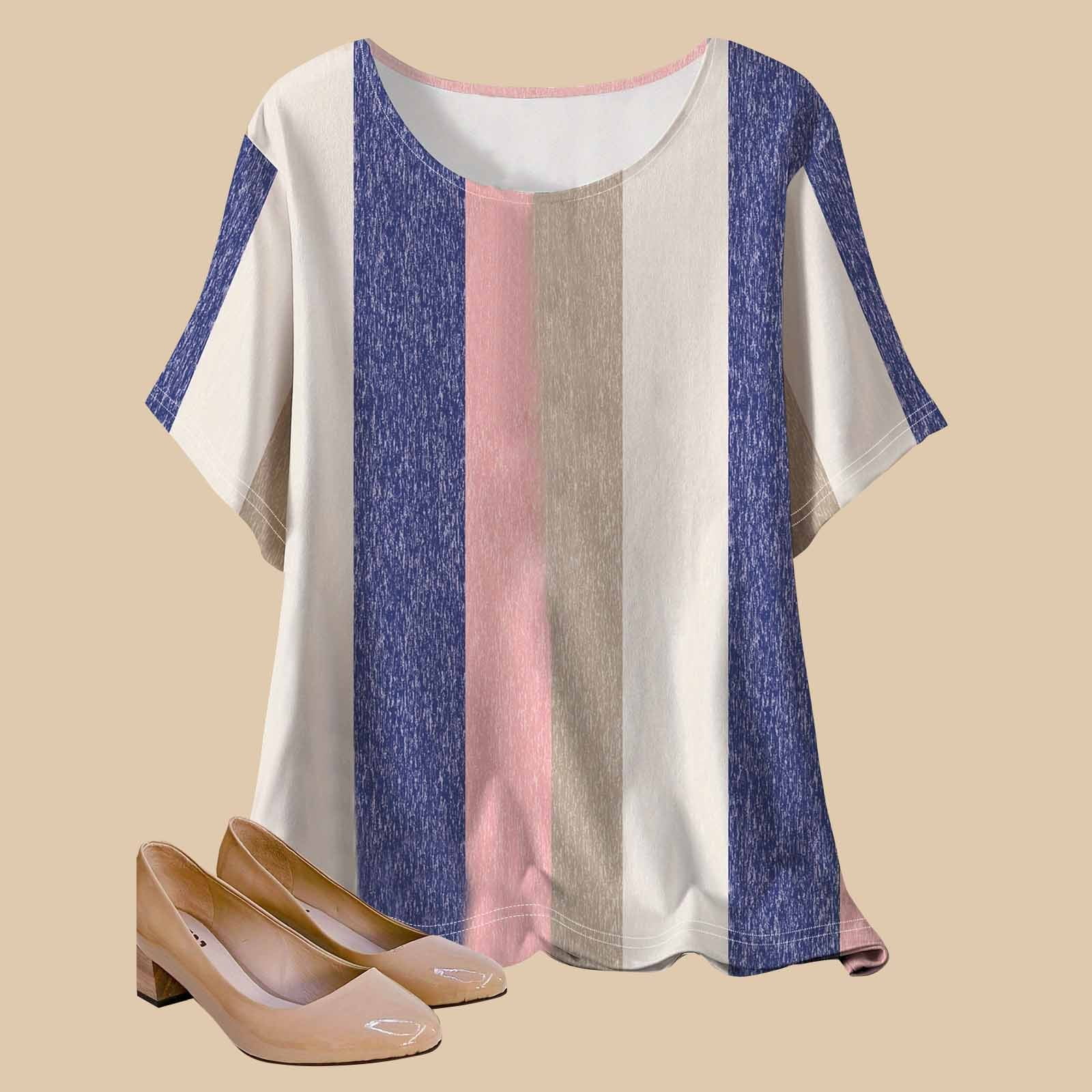 Click here for Summer Clearance Sales Iumwxz Plus Size Casual Tsh... prices