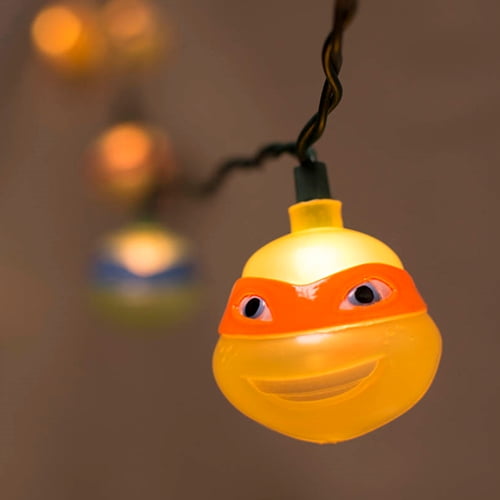 Novelty String Lights String Lights TMNT Ninja Turtles Outdoor Green ...