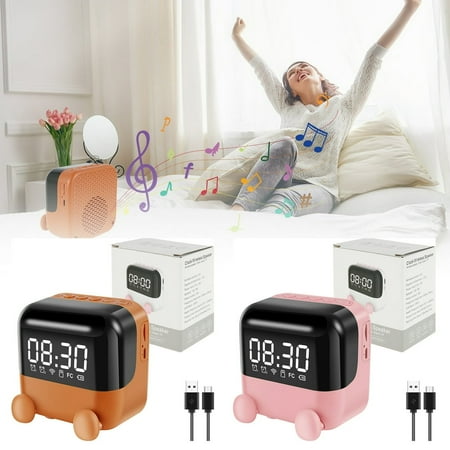 Portable Digital Clock with Dual Alarms built-in FM frequency ...