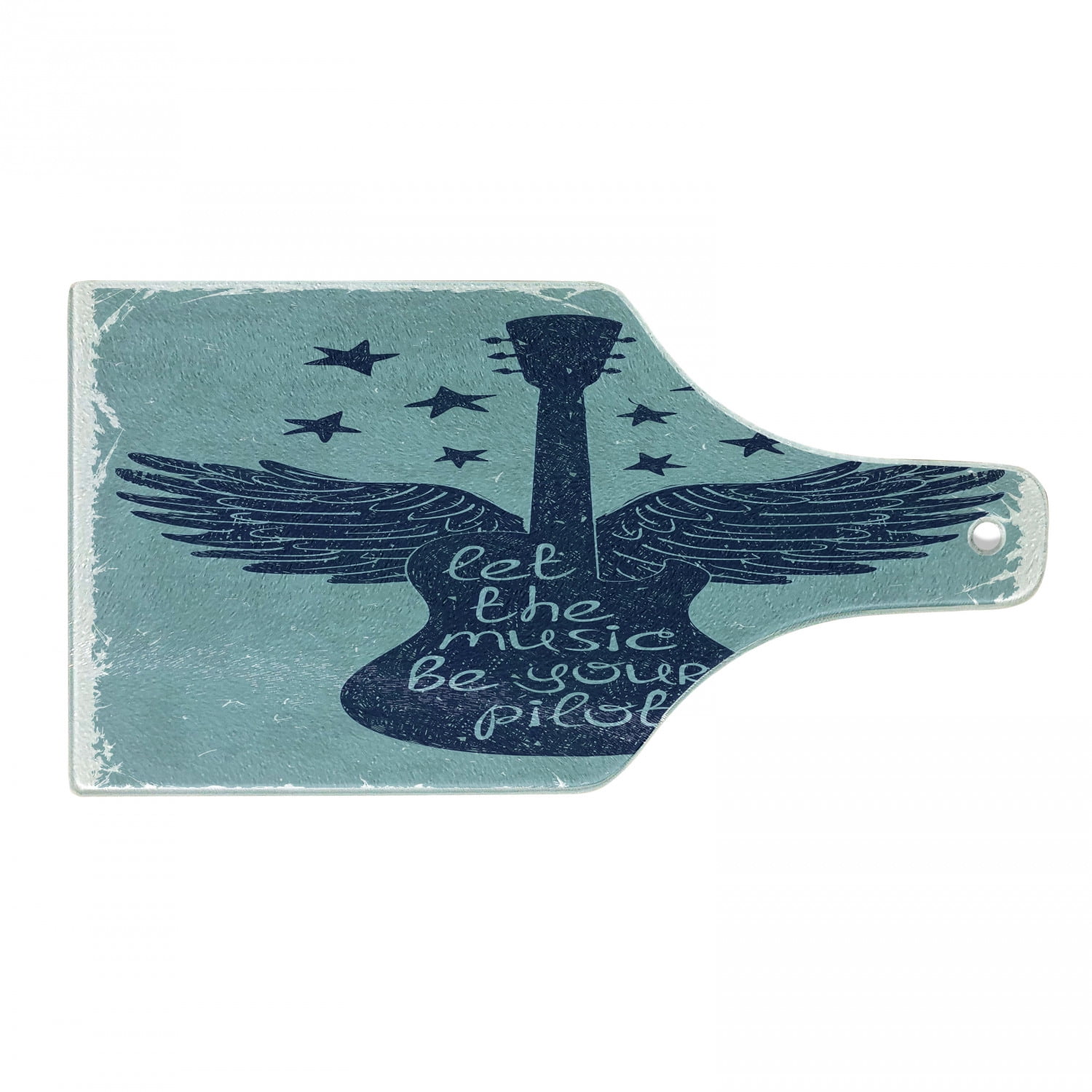 Music Cutting Board, Let the Music Be Your Pilot Words Winged ...