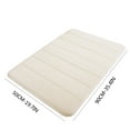 Dpityserensio Bathroom Rugs Absorbent Soft Memory Foam Mat Bathroom ...