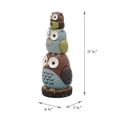 Abble 18" Stacking Owls Sculpture Garden Statue - Walmart.com