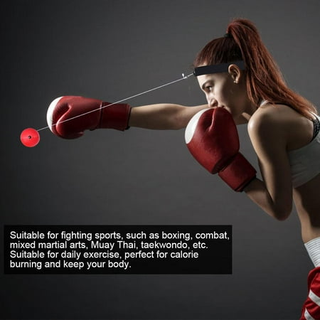 Qiilu Boxing Equipment Fight Punch Reflex Ball With Head Band Set for ...