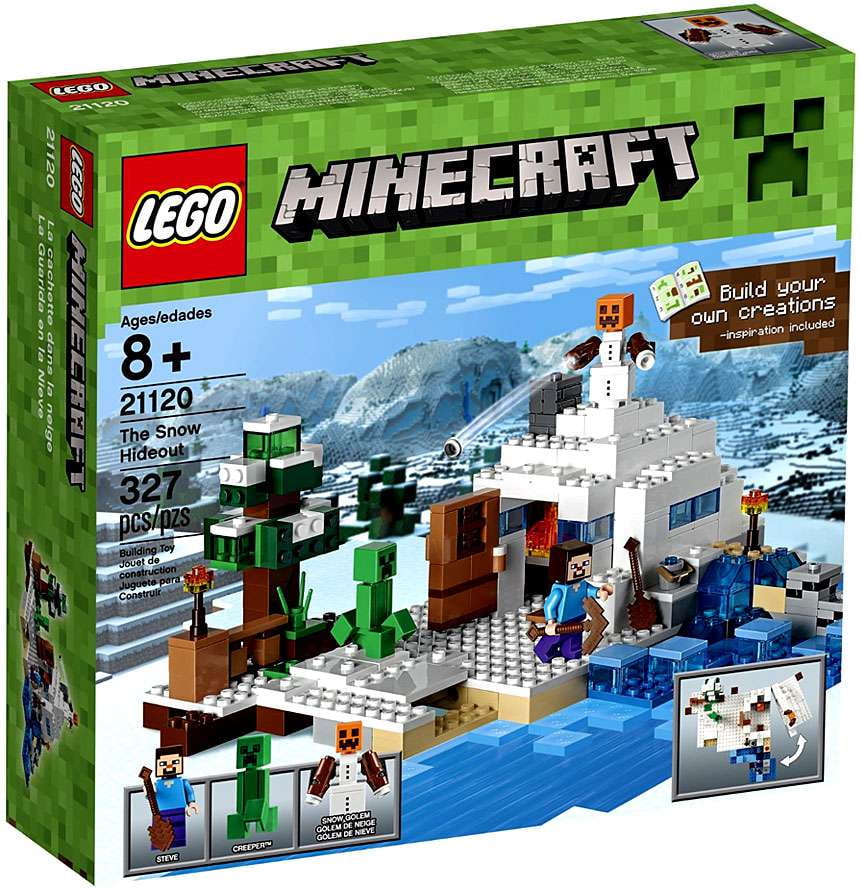 Pre-Owned LEGO Minecraft The Snow Hideout 21120 - Walmart.com