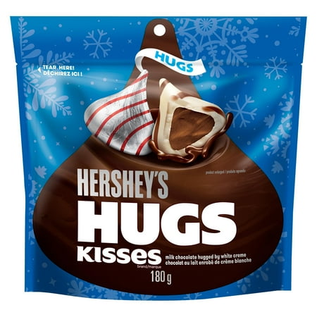 HERSHEY'S HUGS Holiday and Christmas Chocolates (Red, Green & Silver ...