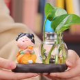 Axioma 2x Creative Cute Tang Girl Hydroponics Vase with Resin Stand ...