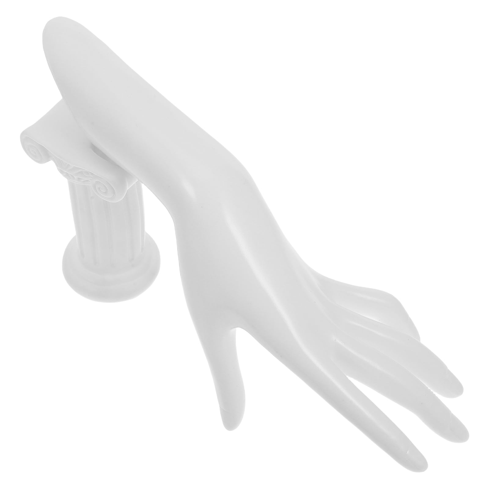 OULII Hand Shaped Jewelry Displays in White 1Pack for Simple Jewelry ...